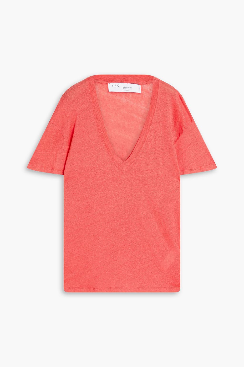 IRO Heloise linen-jersey T-shirt | THE OUTNET