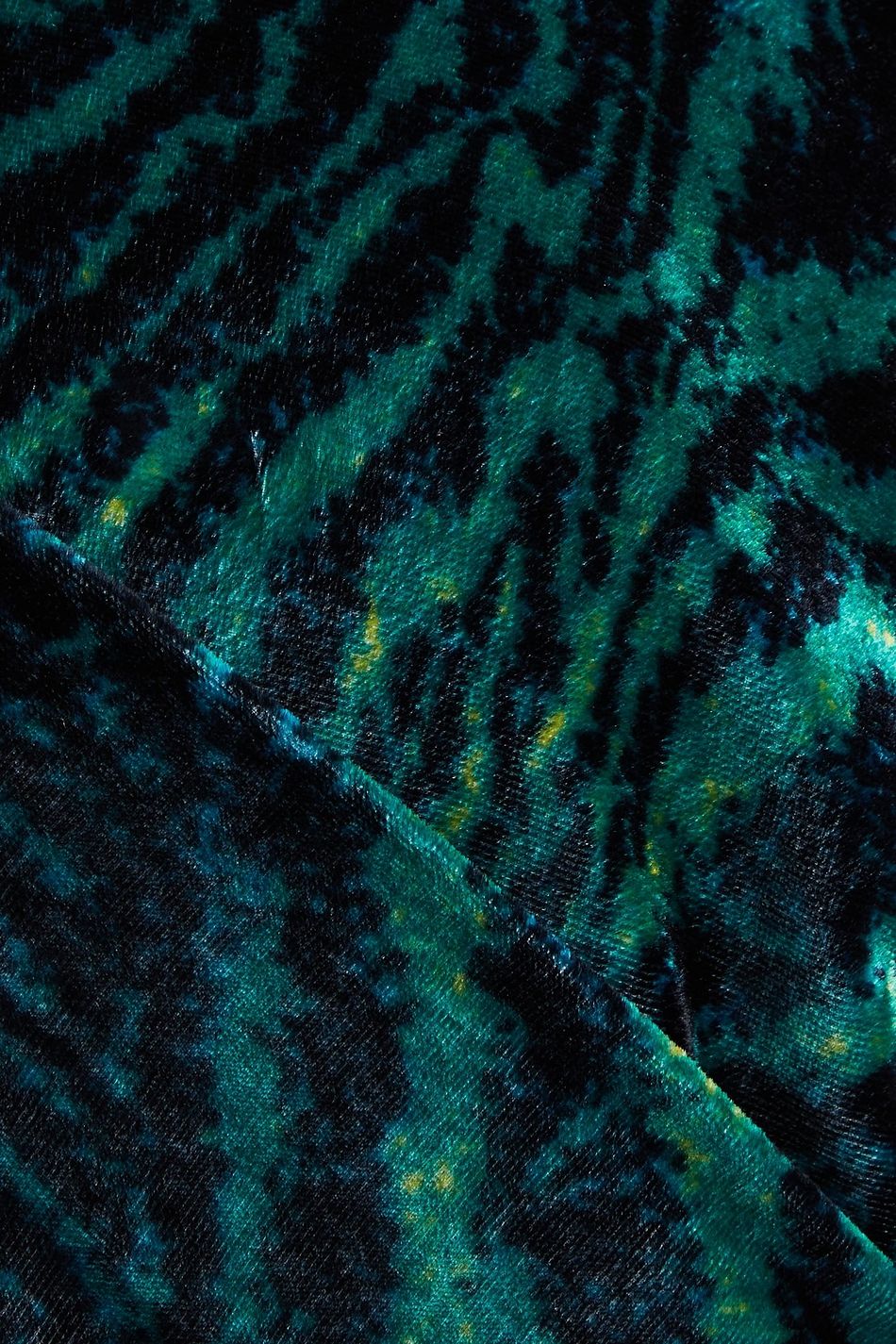 DIANE VON FURSTENBERG Jareth tiger-print velvet maxi wrap dress | THE ...