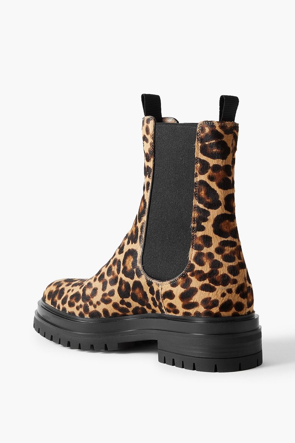 Gianvito Rossi Leopard Print Calf Hair Ankle Boots The Outnet
