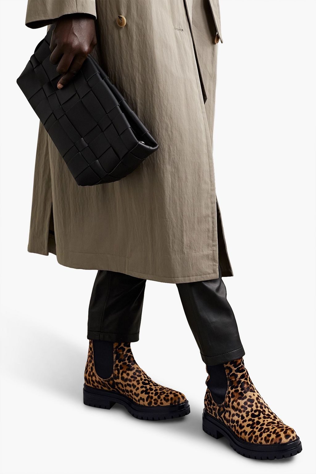 Gianvito Rossi Leopard Print Calf Hair Ankle Boots The Outnet