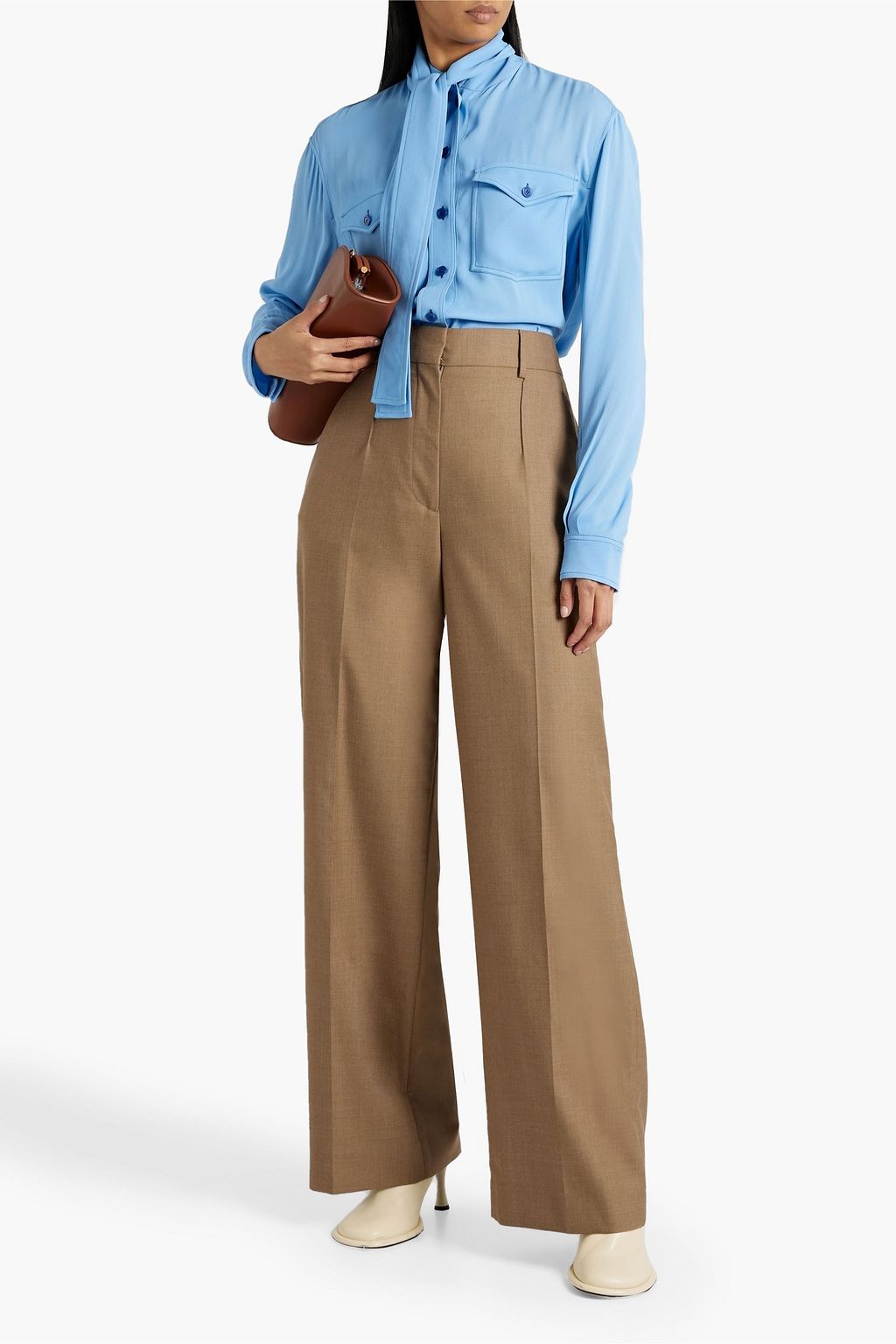 BURBERRY Crepe shirt | THE OUTNET