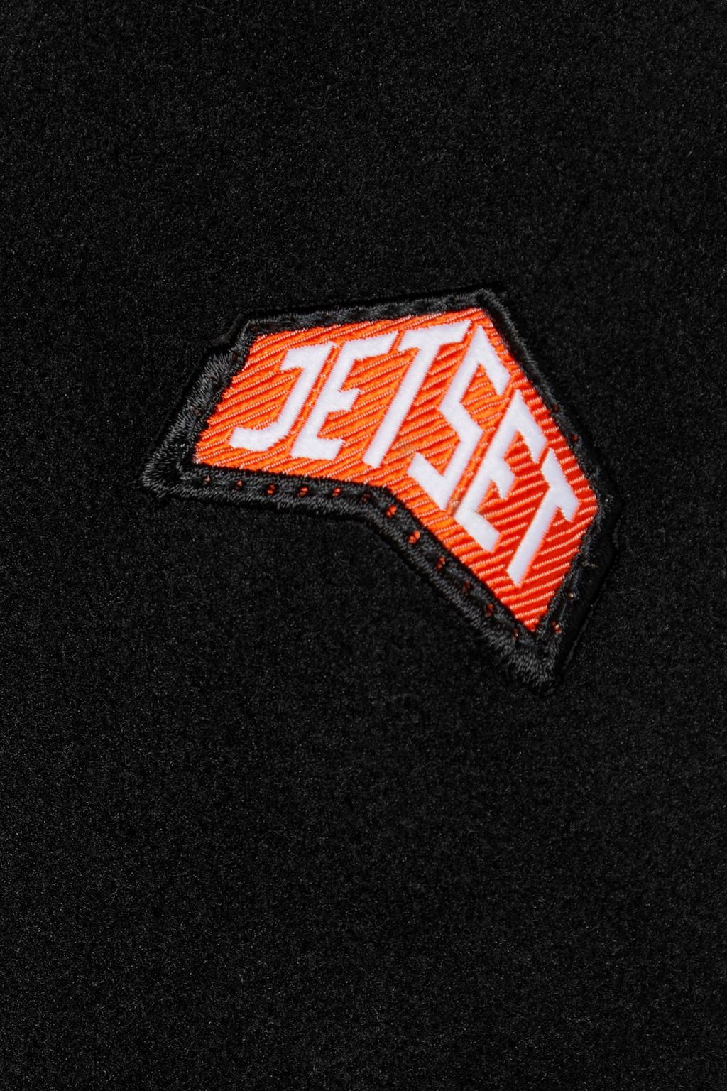 JETSET Logo-appliquéd fleece top | THE OUTNET