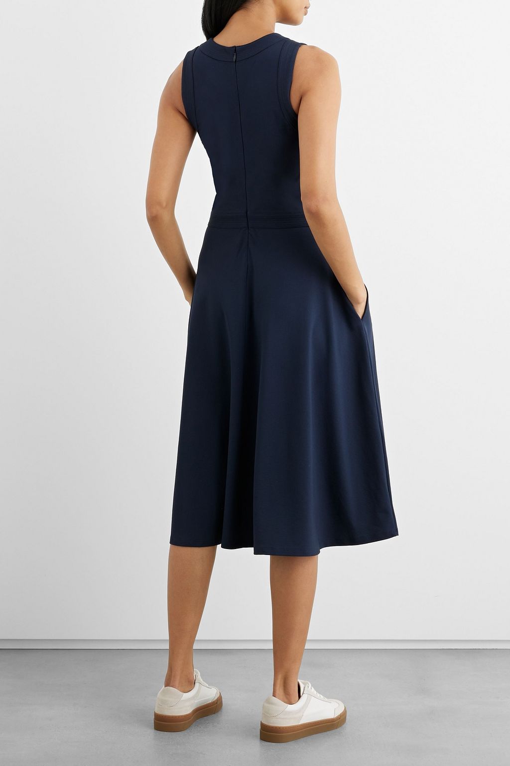 IRIS & INK Diana ECOVERO™-blend jersey midi dress | THE OUTNET