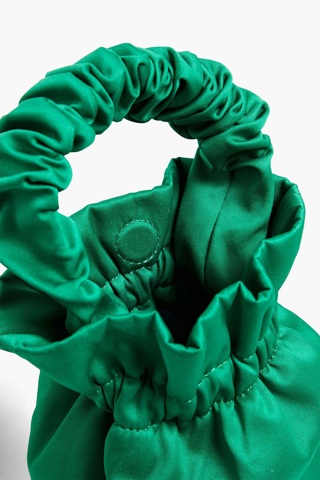 GANNI Occasion satin bucket bag | THE OUTNET