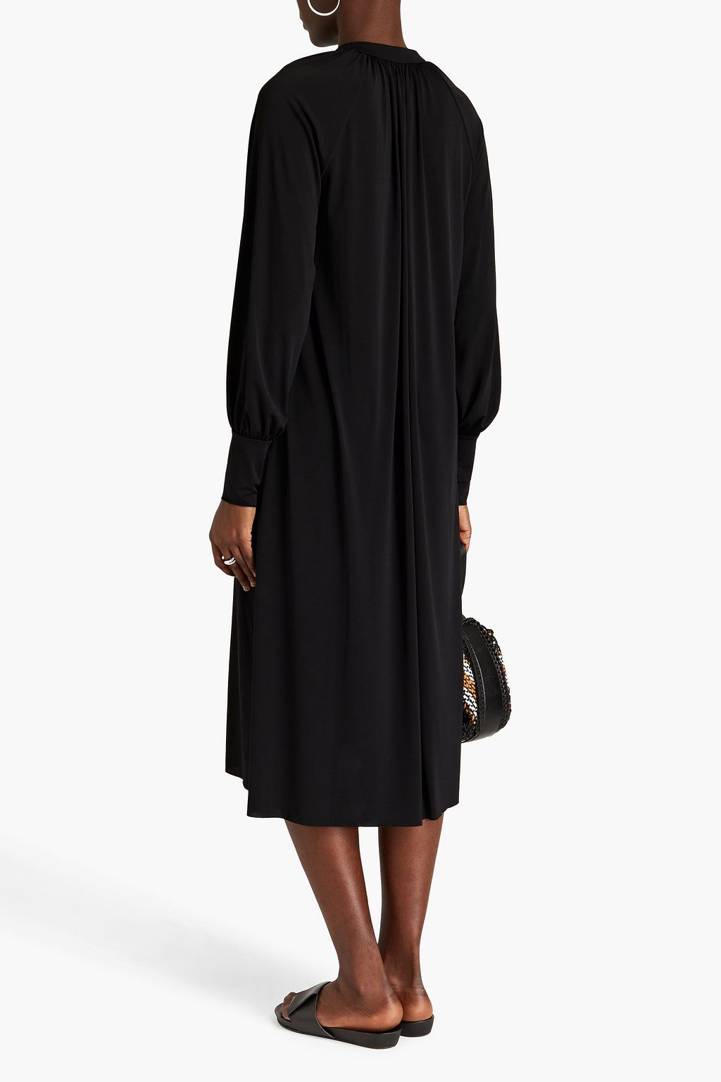 DAY BIRGER ET MIKKELSEN Asher Day Wish gathered jersey midi dress | THE ...
