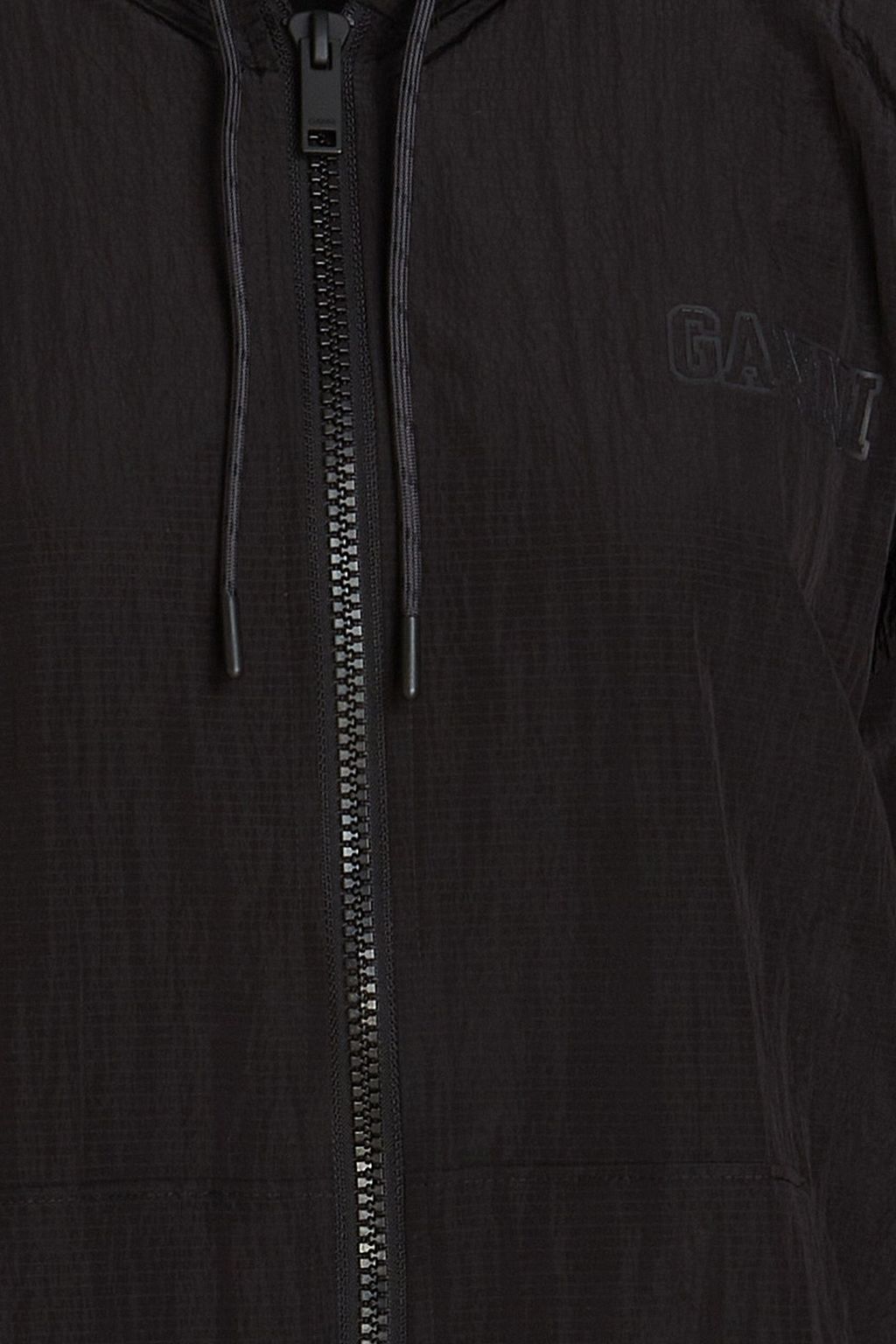 GANNI Ripstop hooded jacket | THE OUTNET