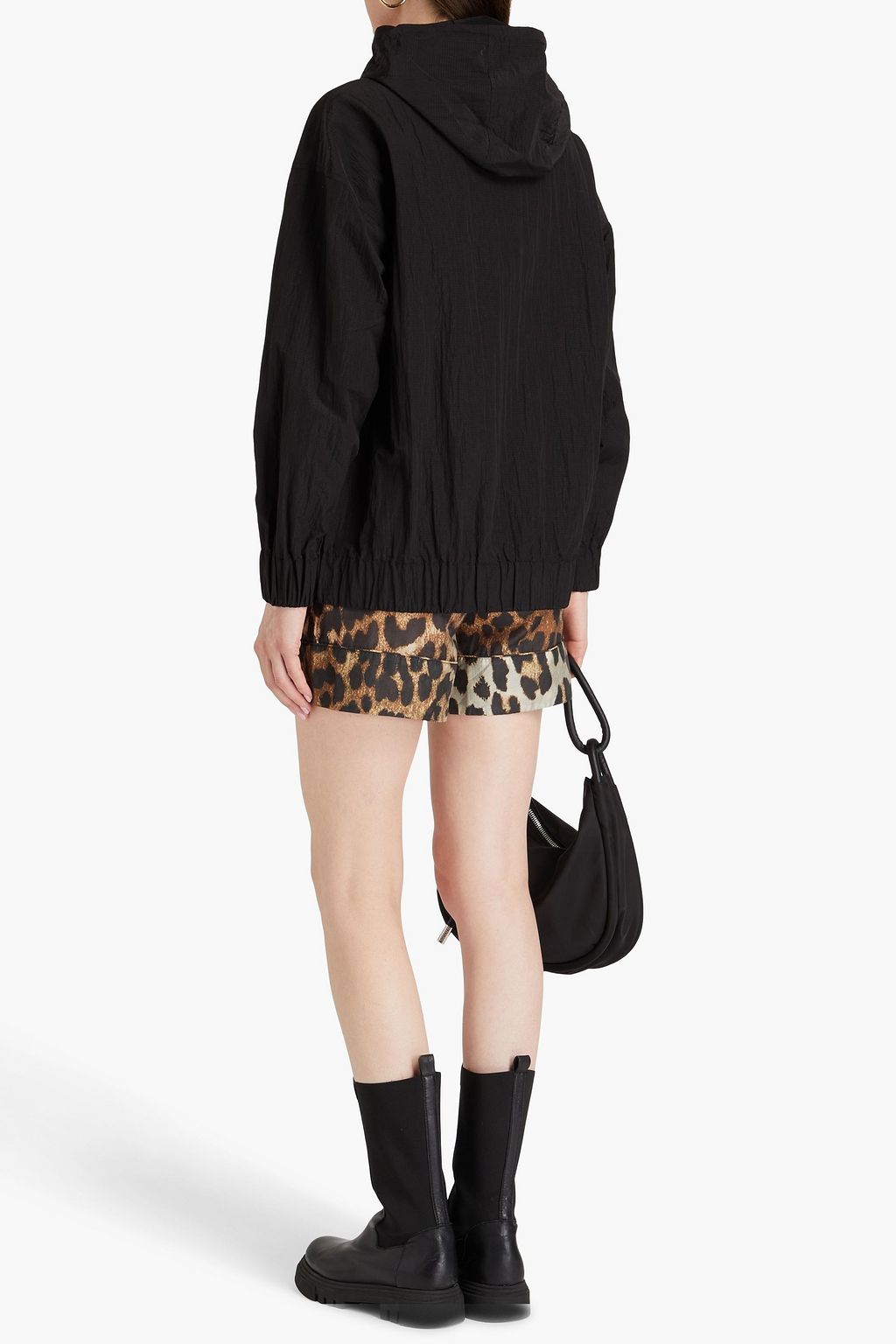 GANNI Ripstop hooded jacket | THE OUTNET