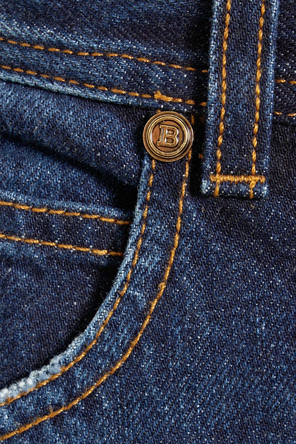 BALMAIN Cropped high-rise tapered jeans | THE OUTNET