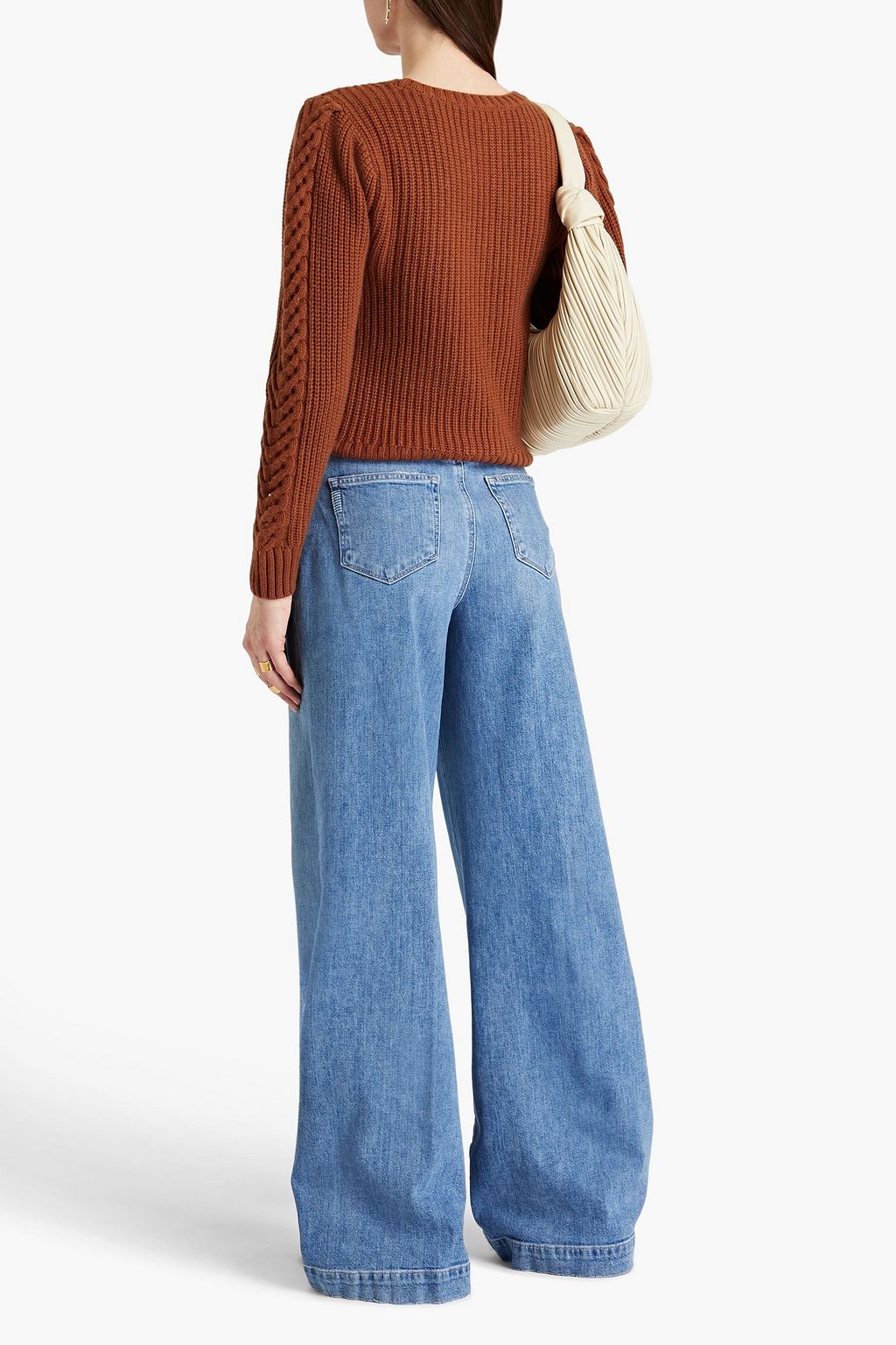 PAIGE Elizabeth cable-knit wool-blend sweater | THE OUTNET
