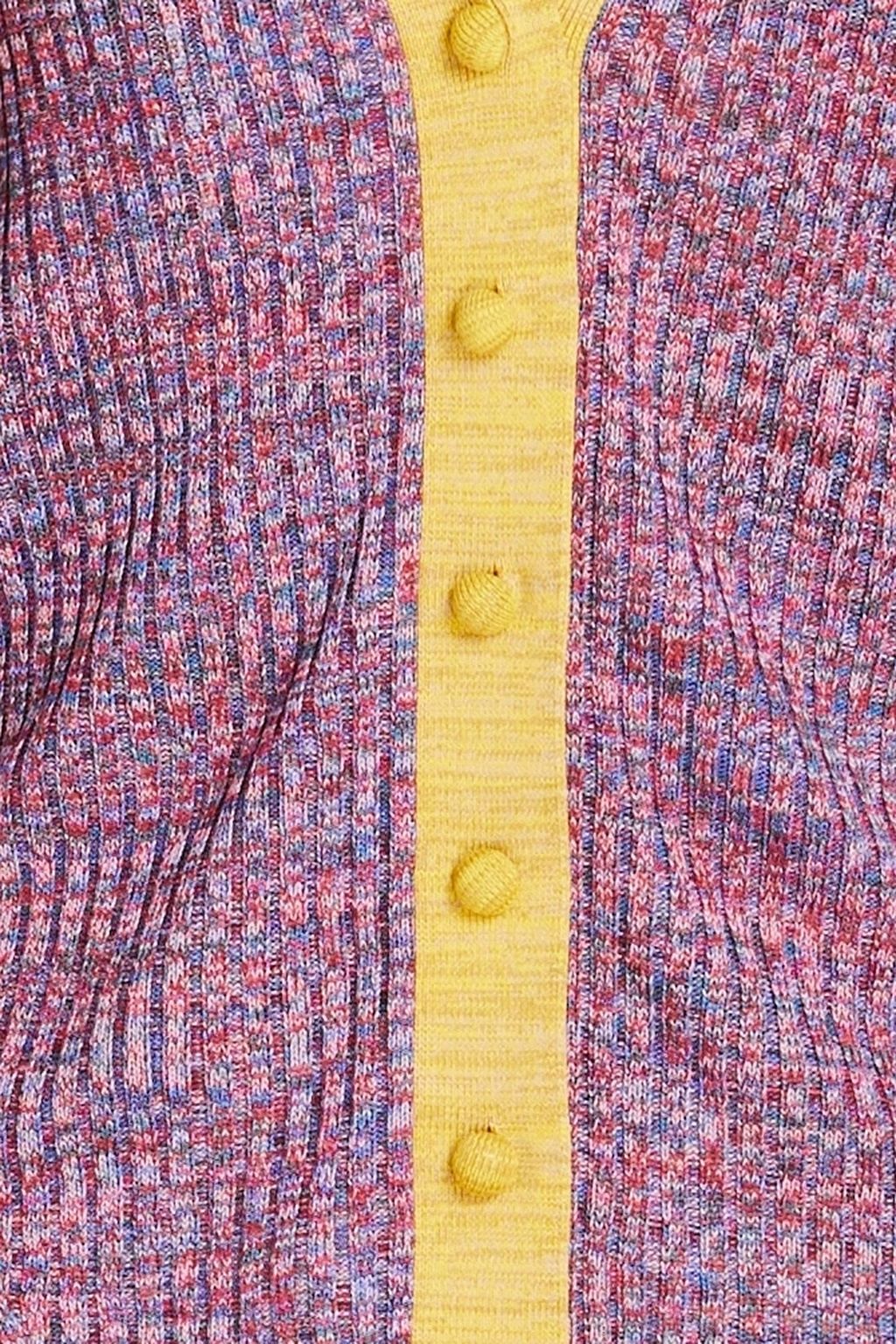 ZIMMERMANN Marled ribbed-knit cardigan | THE OUTNET