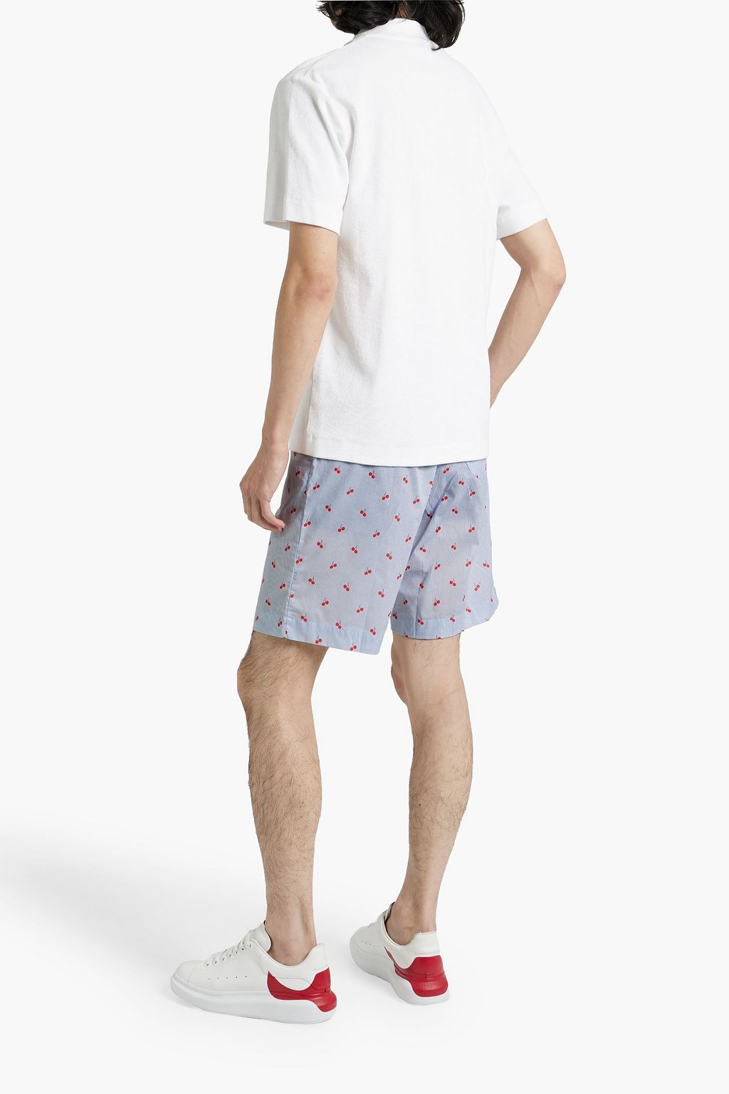 DEREK ROSE Nelson printed cotton-broadcloth drawstring shorts | THE OUTNET