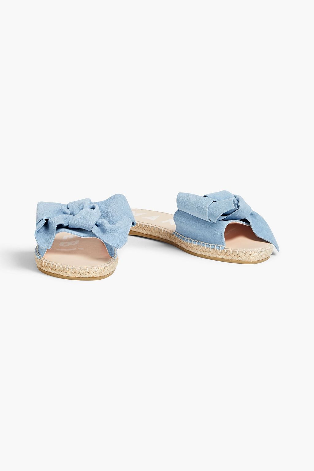 MANEBÍ Bow-embellished suede slides | THE OUTNET