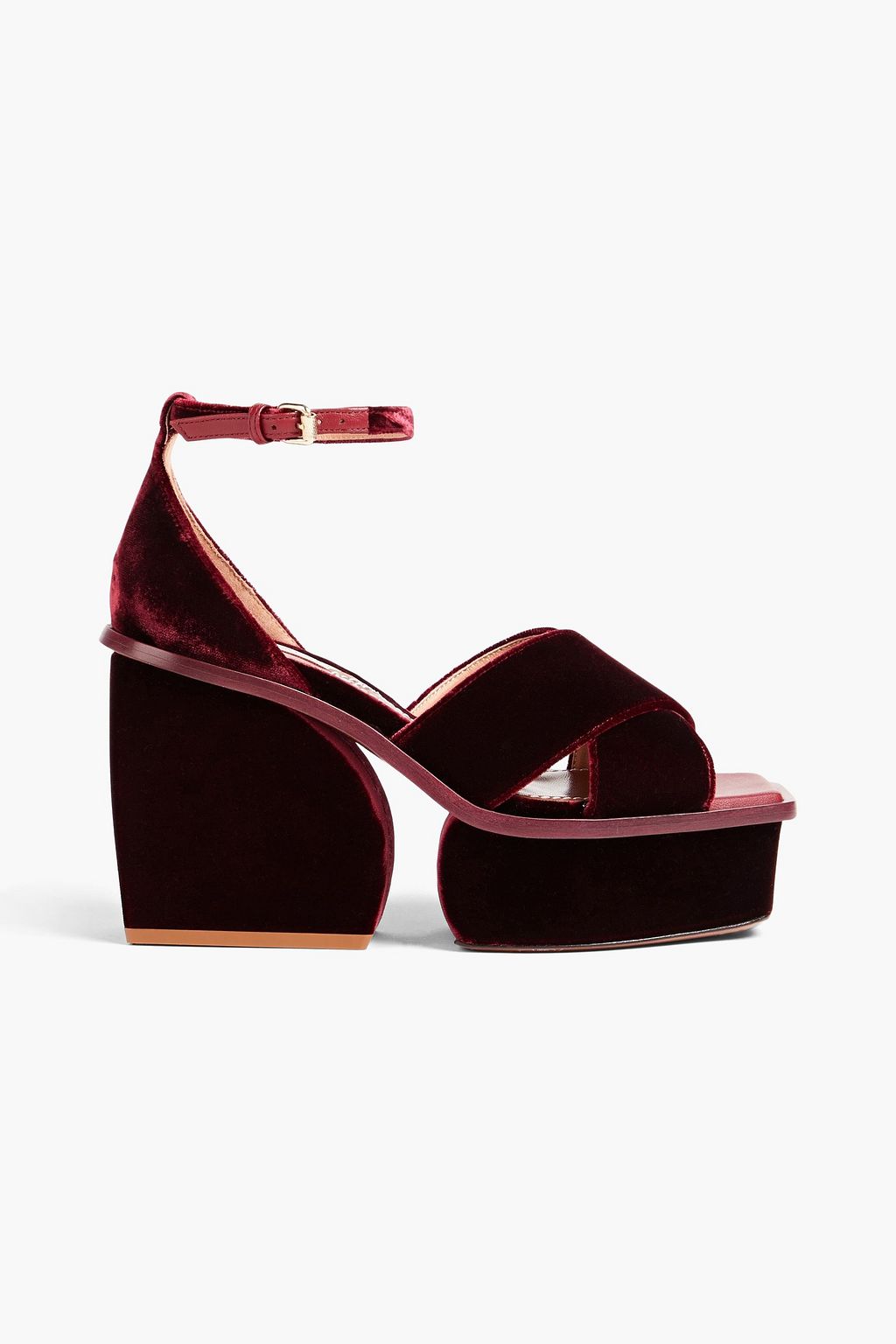 ZIMMERMANN Velvet platform sandals | THE OUTNET