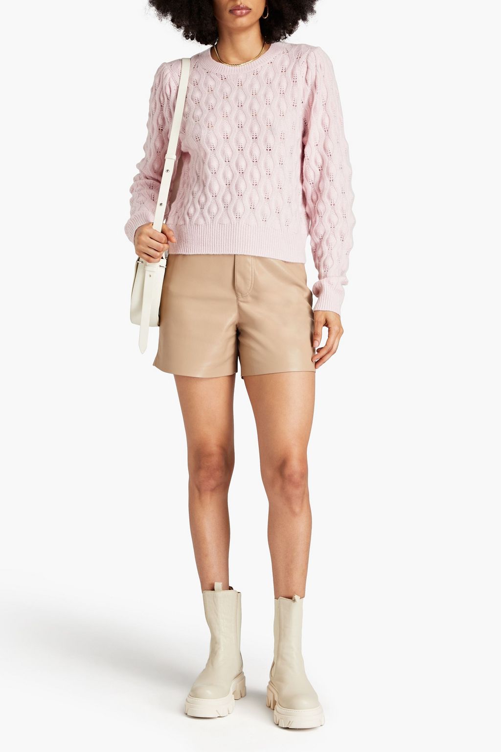 AUTUMN CASHMERE Pointelle-knit cashmere sweater | THE OUTNET