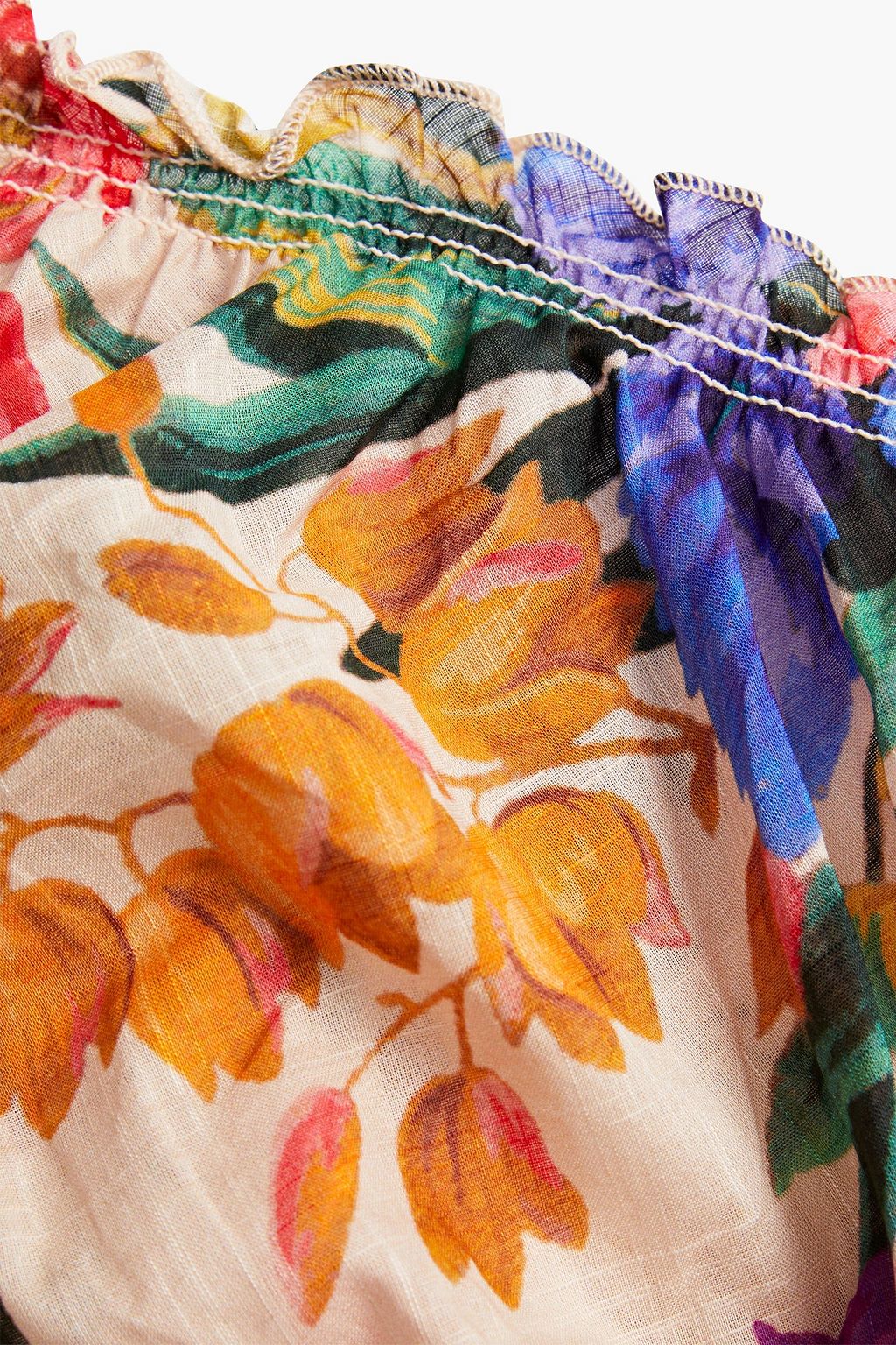 ZIMMERMANN Kids Tropicana floral-print cotton bloomers | THE OUTNET
