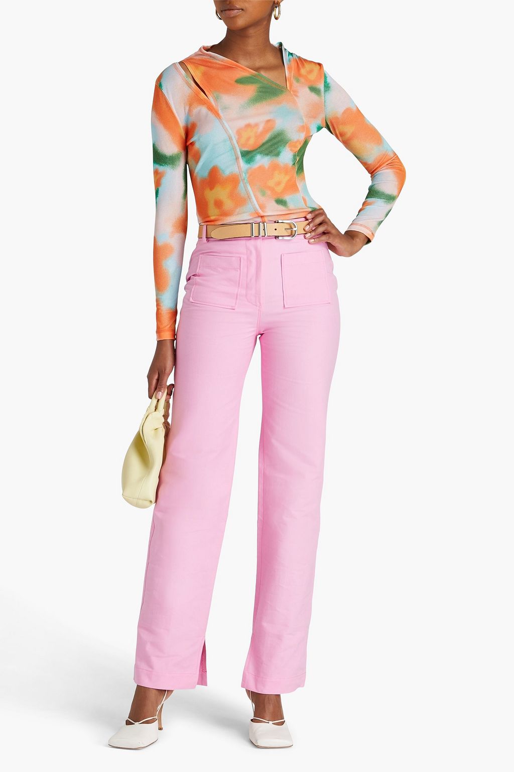 REJINA PYO Cotton-canvas straight-leg pants | THE OUTNET