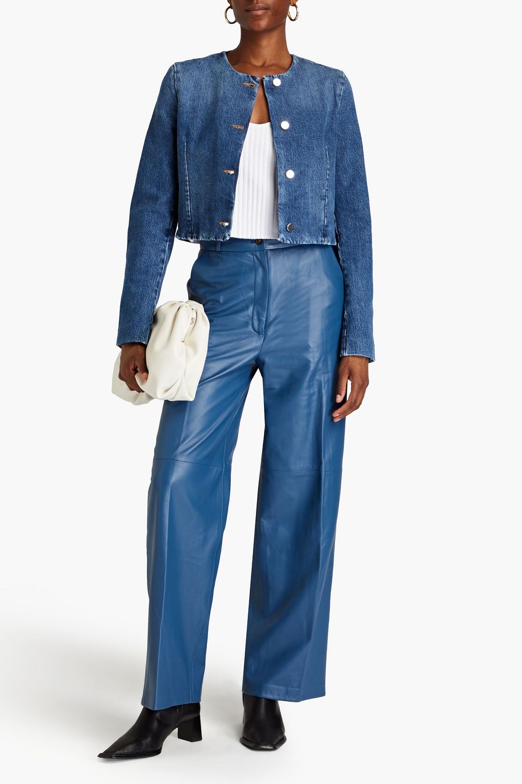 LOULOU STUDIO Noro leather wide-leg pants | THE OUTNET