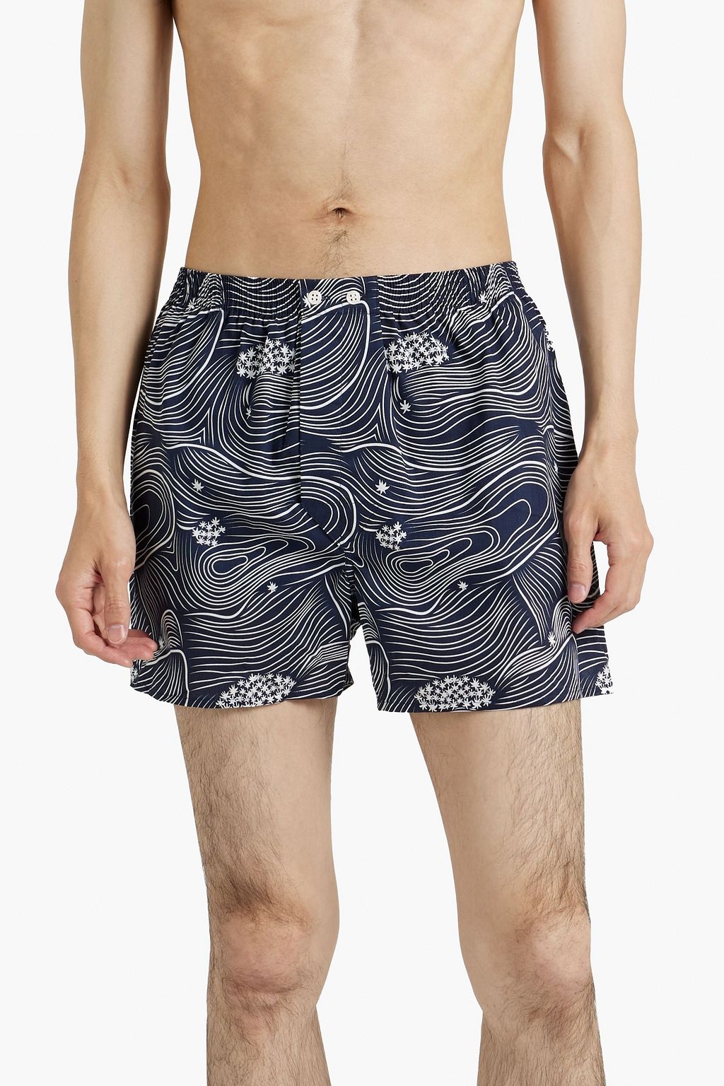 DEREK ROSE Nelson printed cotton boxer shorts | THE OUTNET