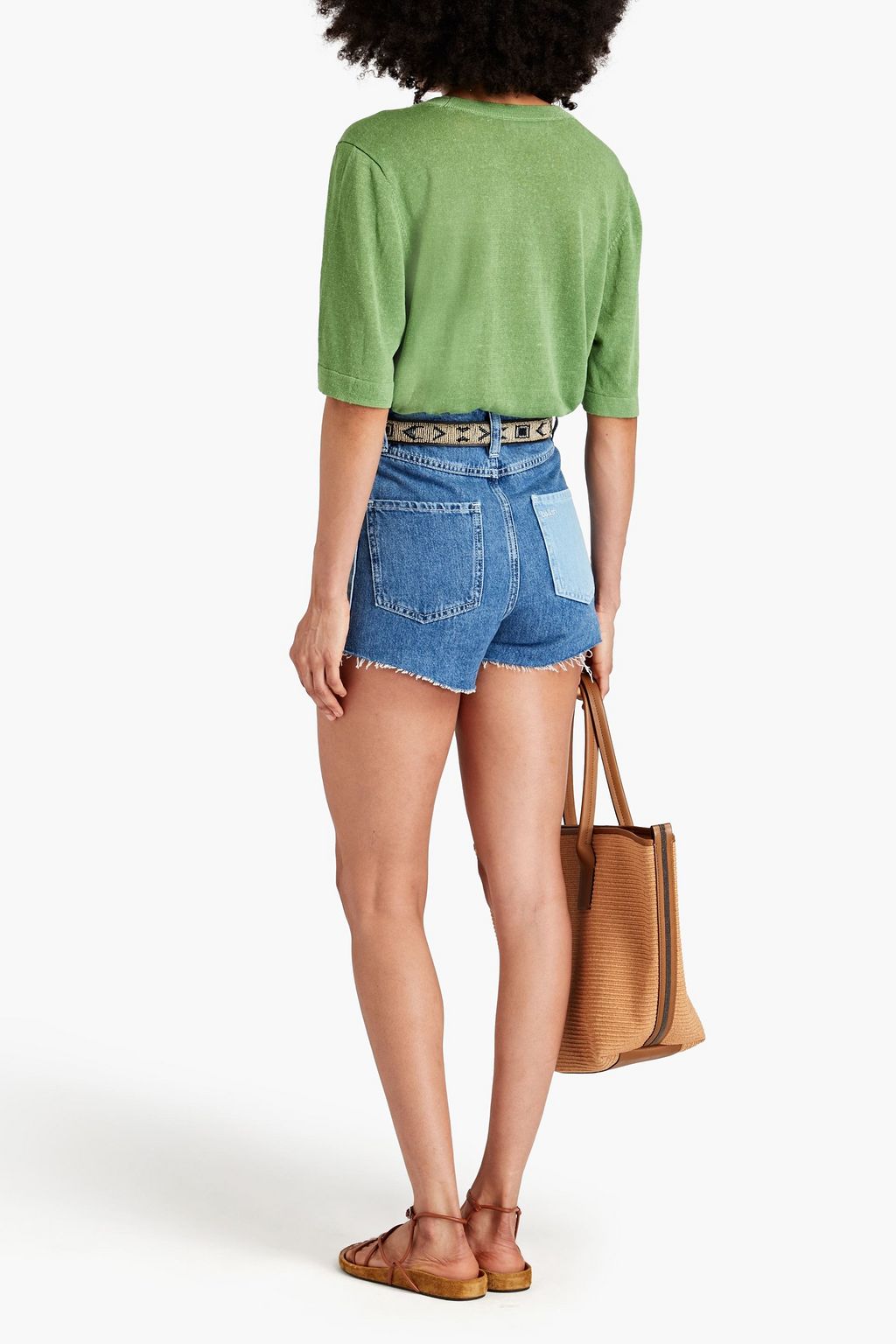 BA&SH Dakota linen-blend top | THE OUTNET
