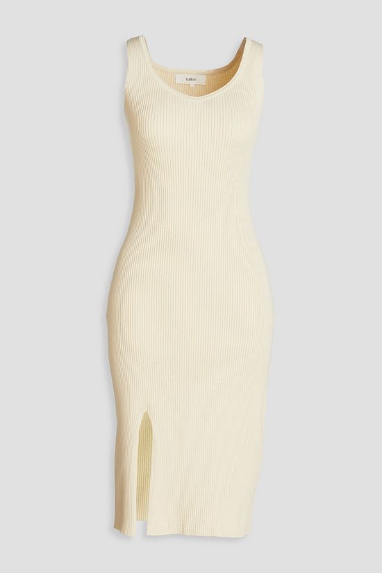 BA&SH Kelso ribbed-knit dress | THE OUTNET