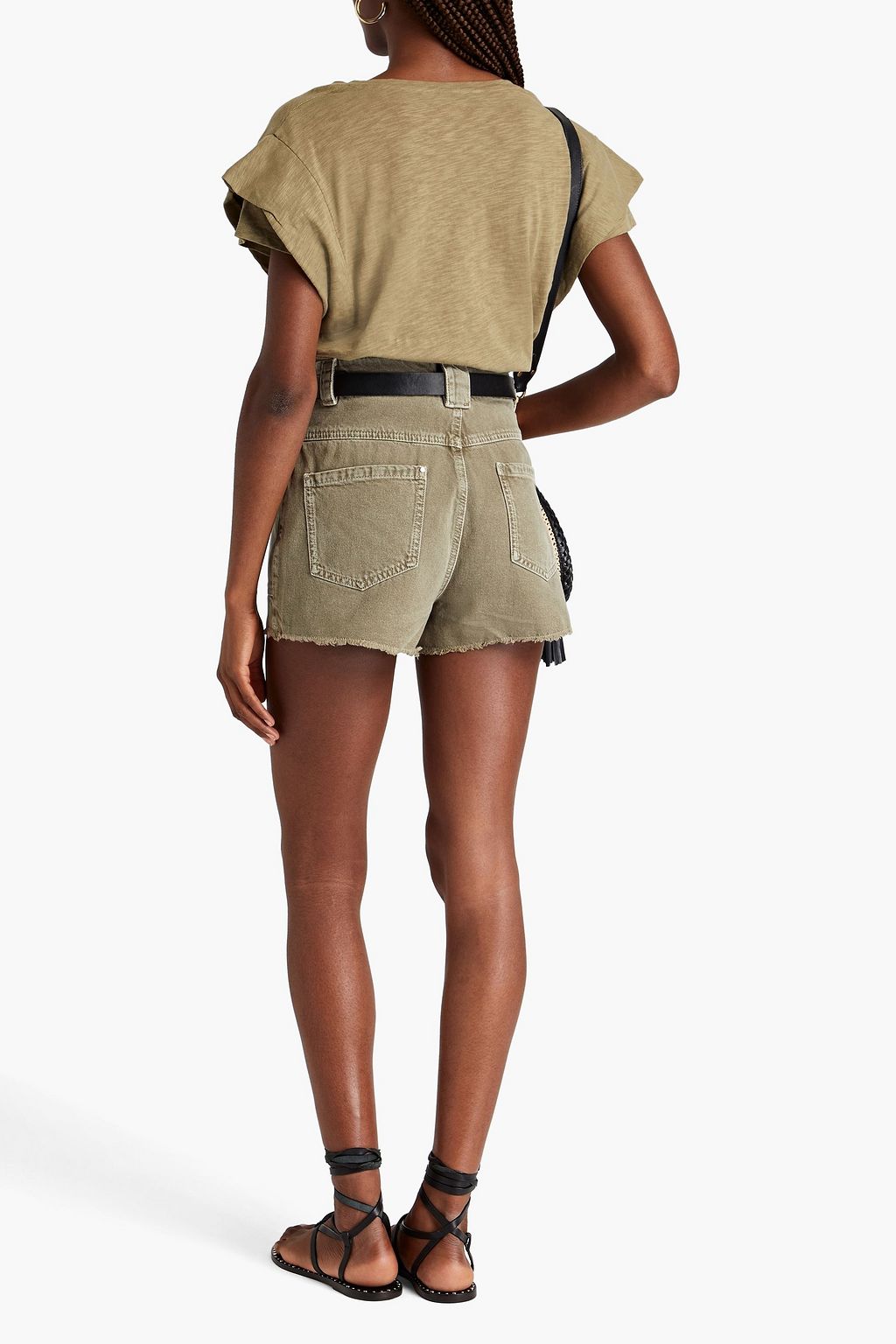 BA&SH David denim shorts | THE OUTNET
