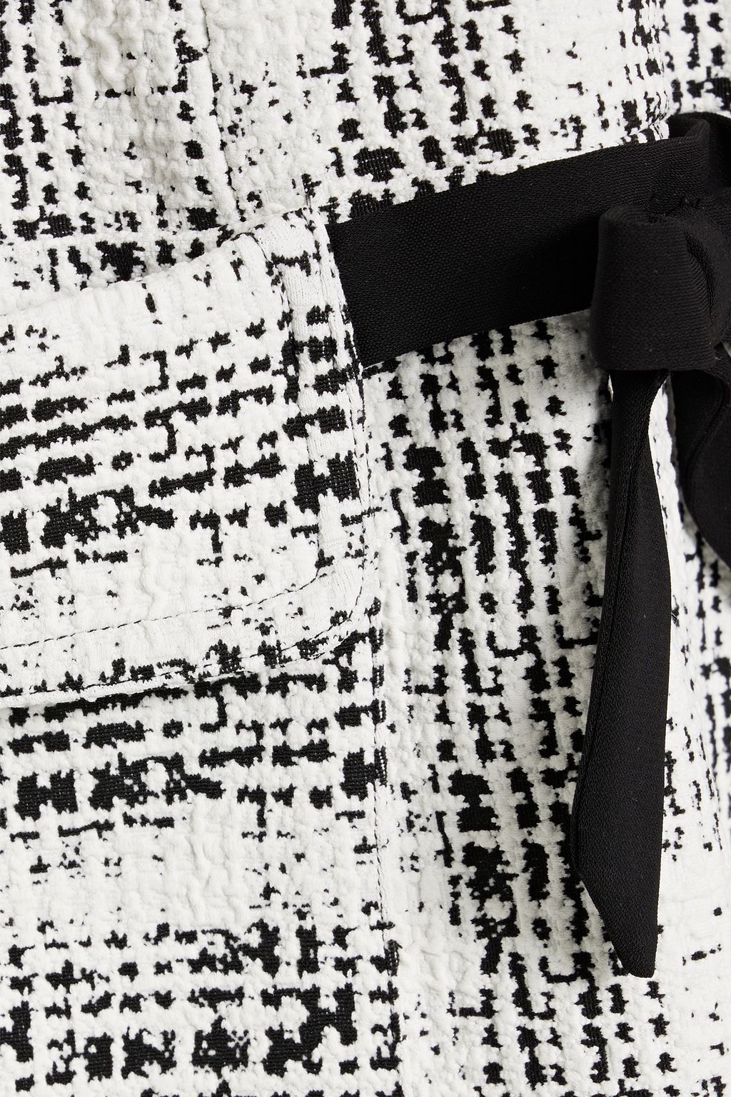 ANNA SUI Bow-embellished tweed mini dress | THE OUTNET