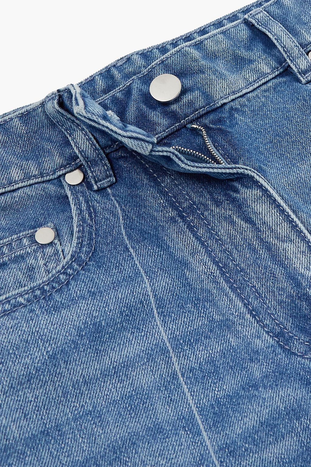 PETER DO Distressed high-rise wide-leg jeans | THE OUTNET
