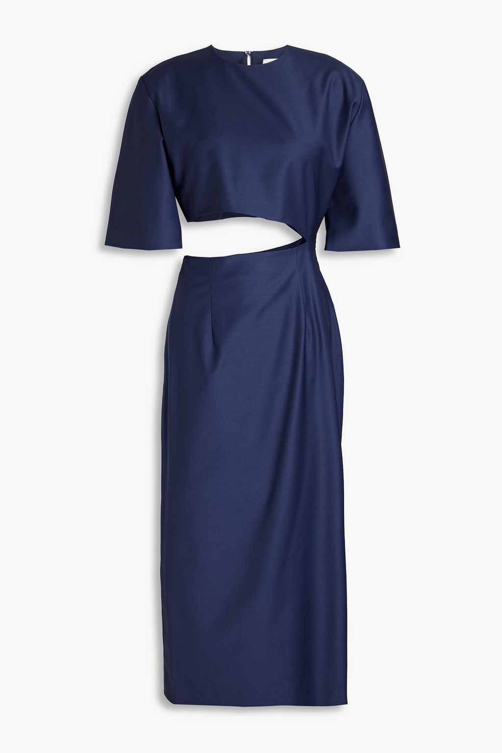 MATÉRIEL Cutout wool-blend midi dress | THE OUTNET