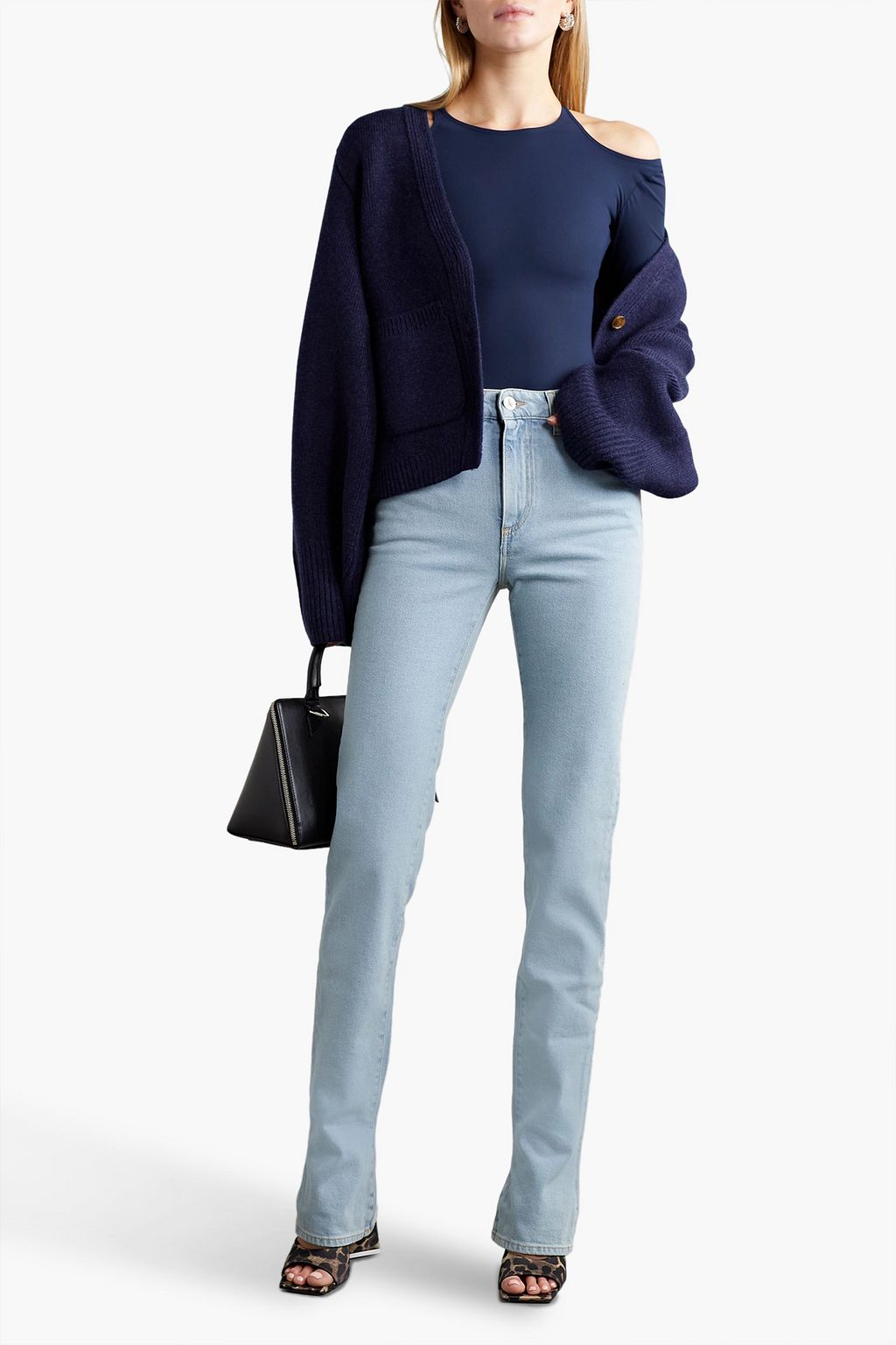 Alix Nyc Zoe Cutout Stretch Jersey Bodysuit The Outnet