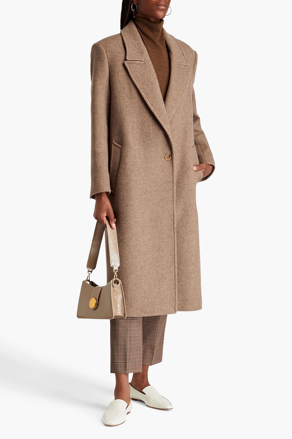 SANDRO Wool-blend coat | THE OUTNET
