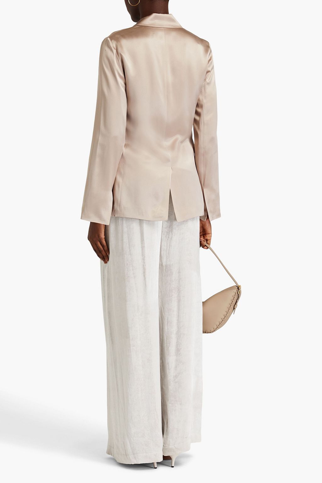 JOSEPH Jaden silk-satin blazer | THE OUTNET