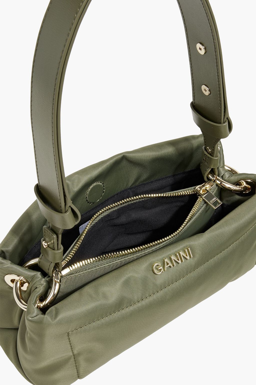 GANNI Shell shoulder bag | THE OUTNET