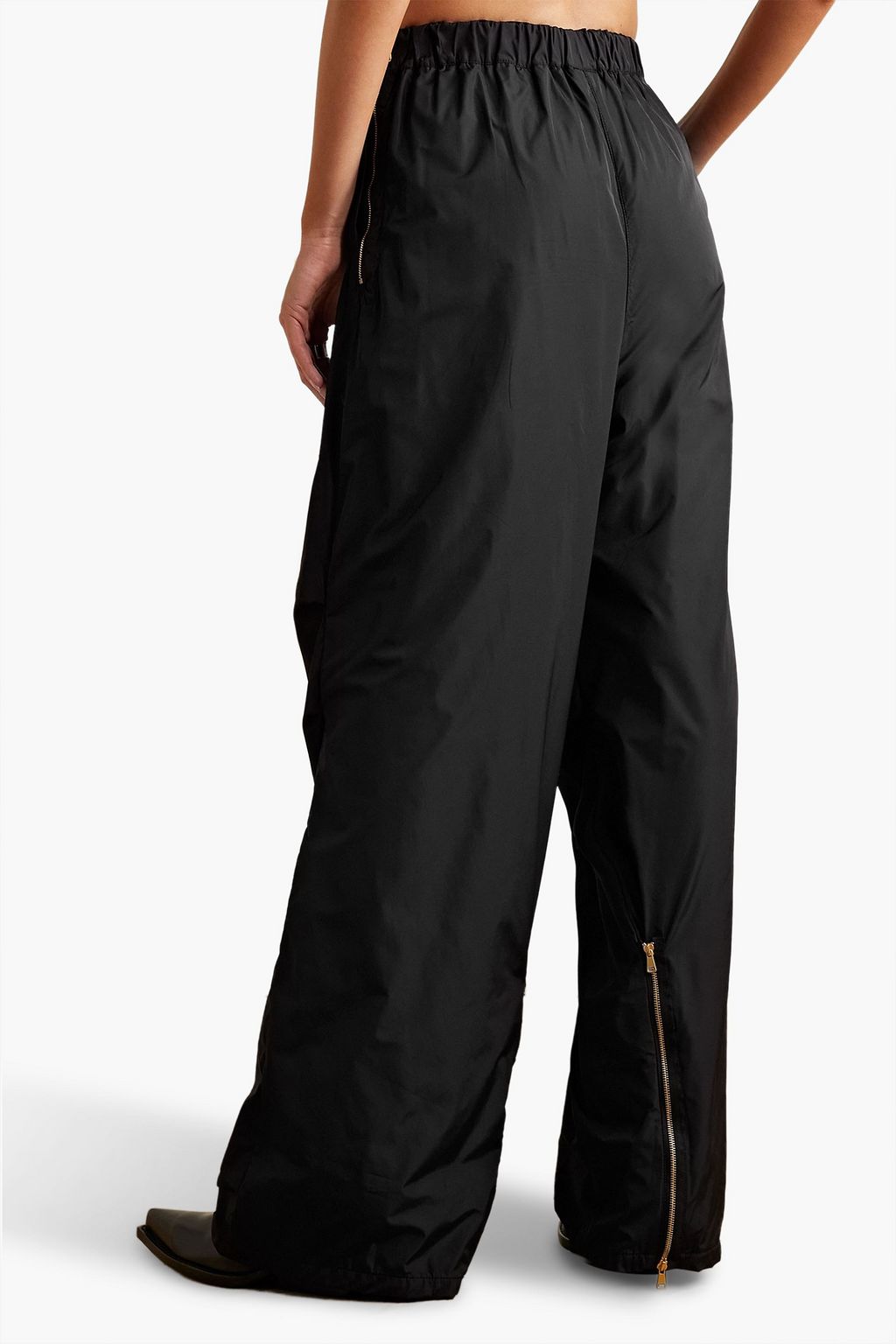 MAX MARA Tarsio zip-detailed shell wide-leg pants | THE OUTNET