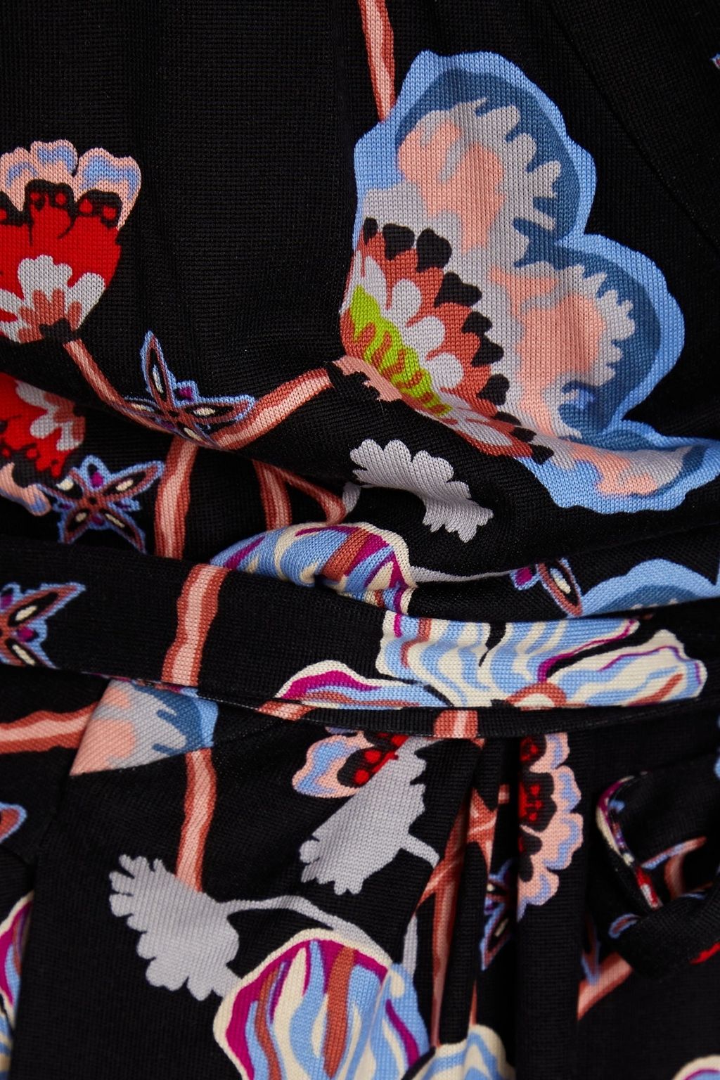 DIANE VON FURSTENBERG Abigail floral-print silk-jersey maxi wrap dress | THE OUTNET