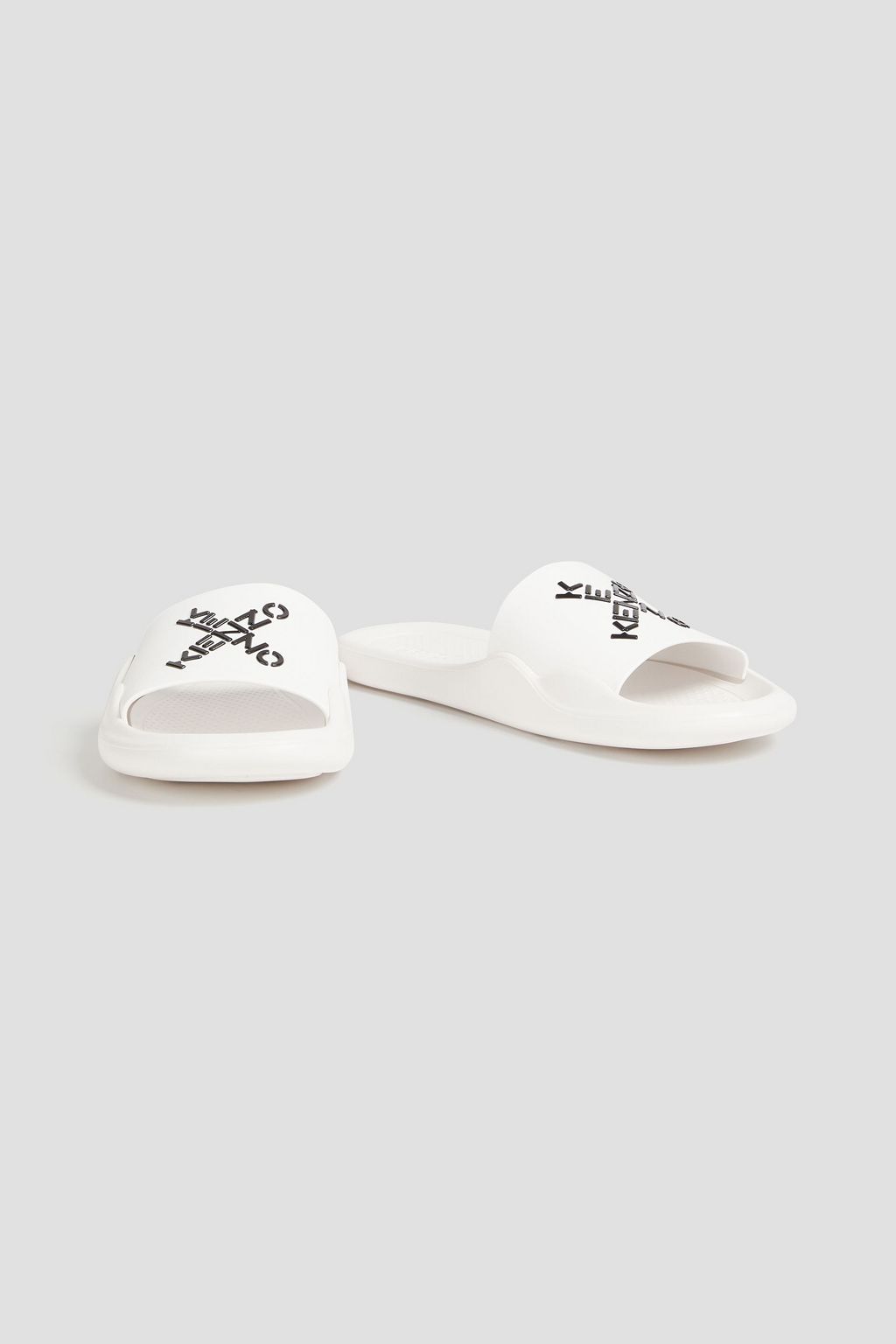 KENZO Embellished rubber slides | THE OUTNET