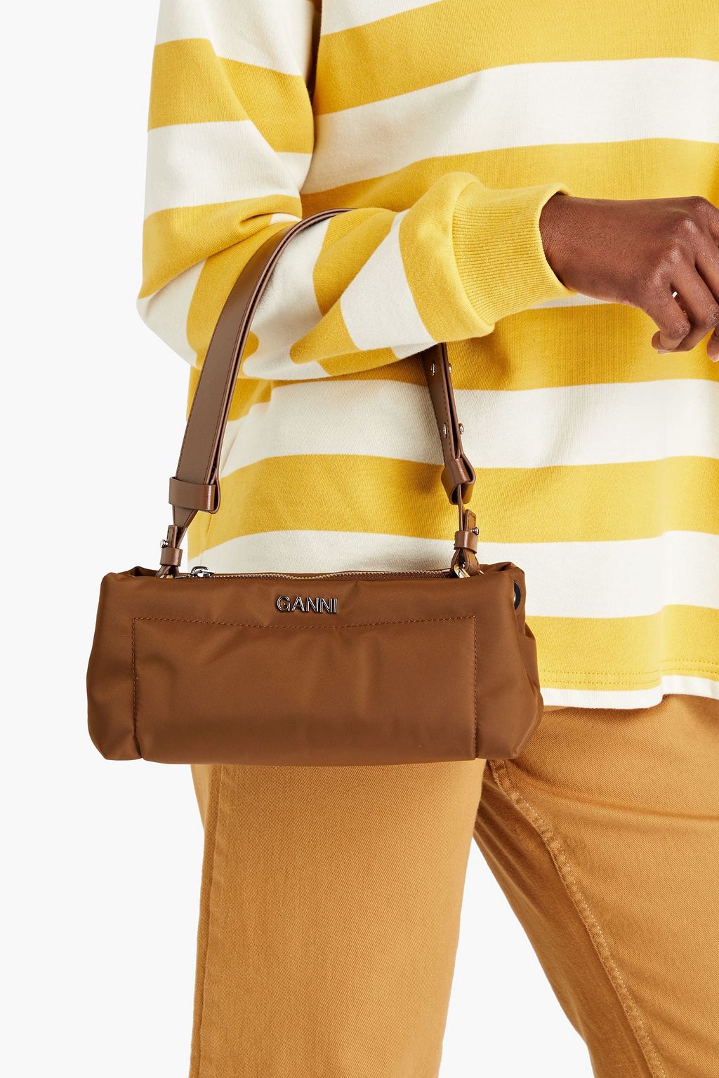 GANNI Shell shoulder bag | THE OUTNET