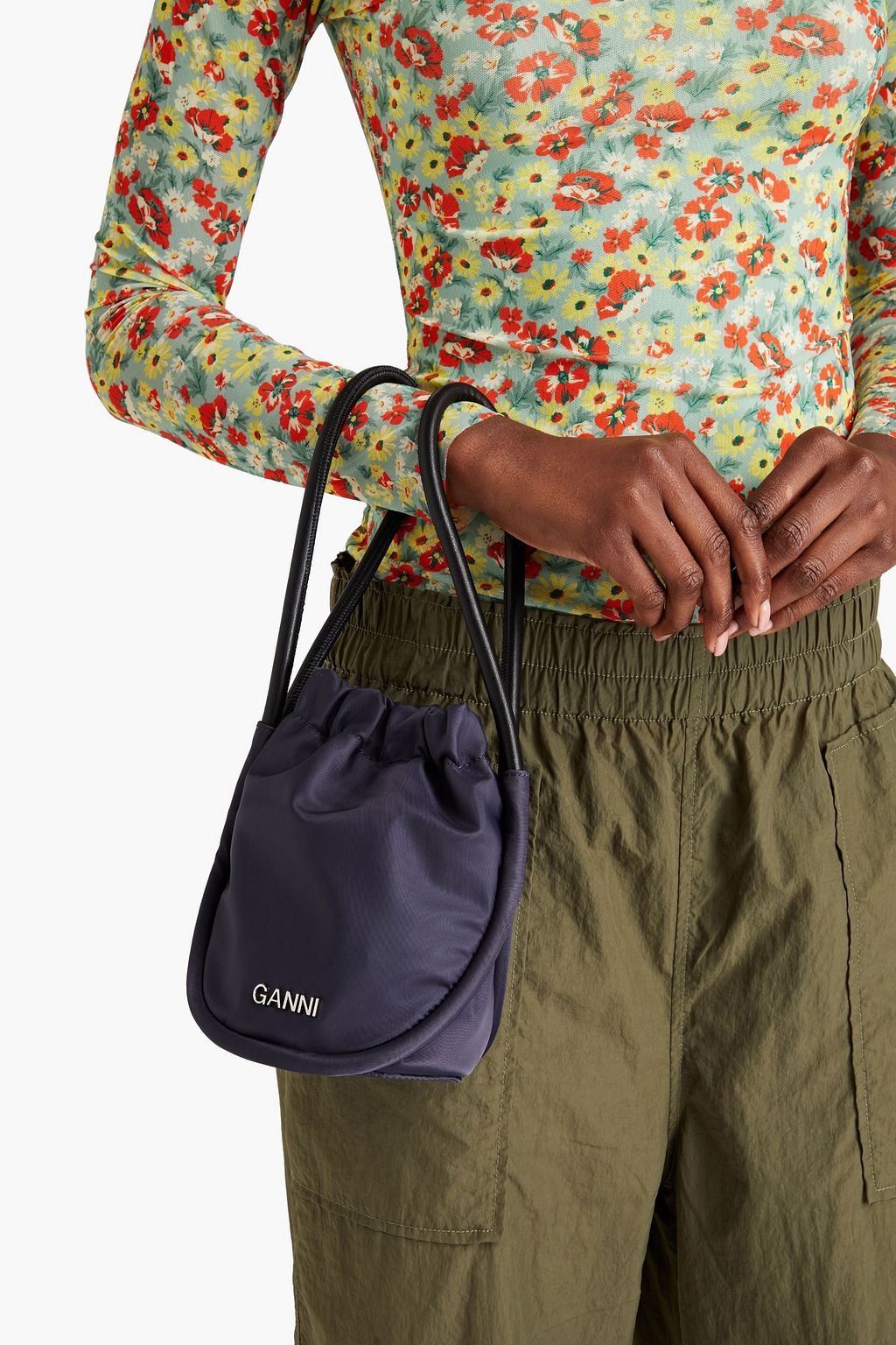 GANNI Shell shoulder bag | THE OUTNET