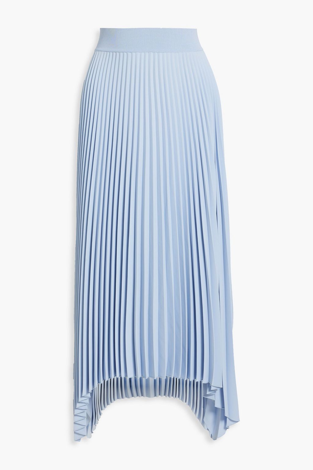 JOSEPH Ade asymmetric pleated crepe maxi skirt | THE OUTNET