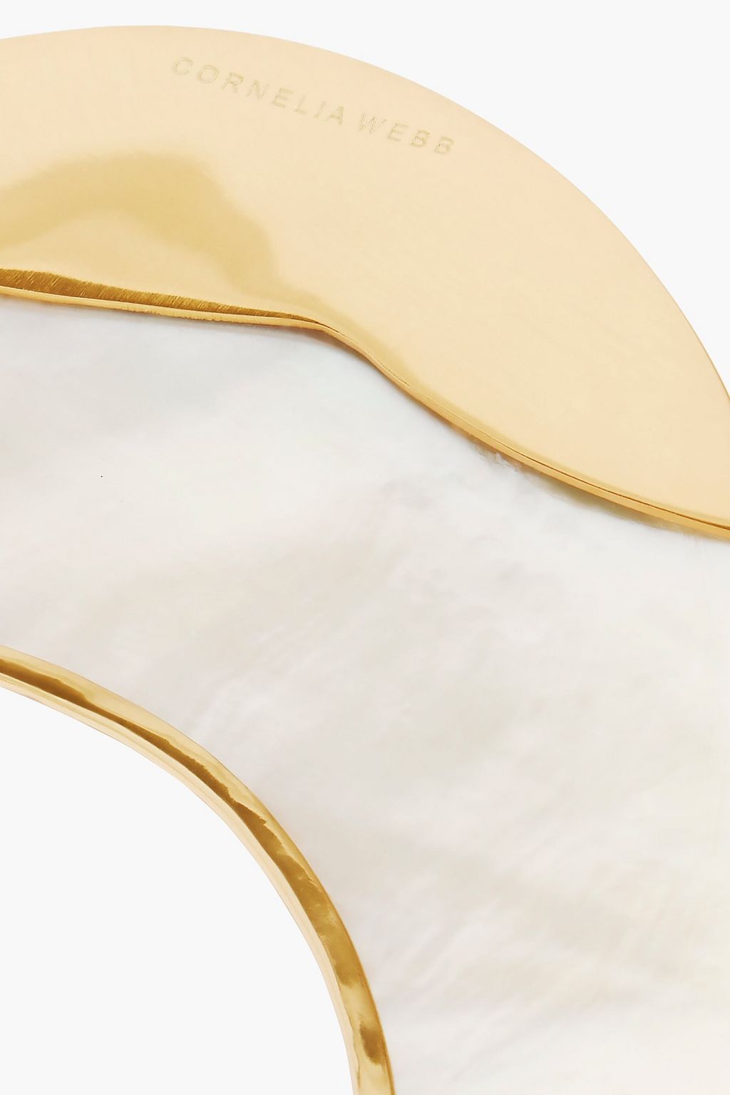CORNELIA WEBB 24-karat gold-plated mother-of-pearl bracelet | THE OUTNET