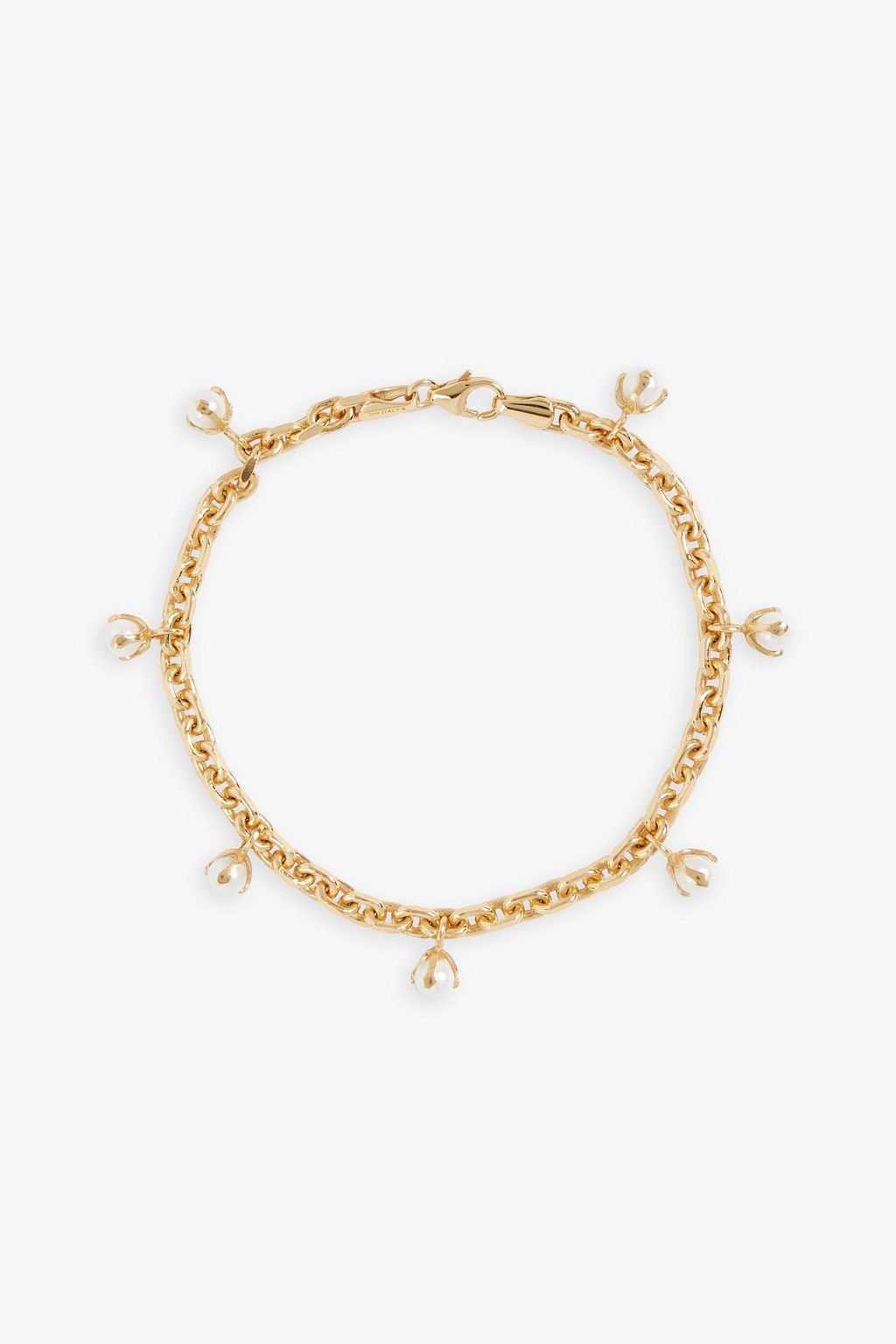 CORNELIA WEBB 24-karat gold-plated freshwater pearl bracelet | THE OUTNET