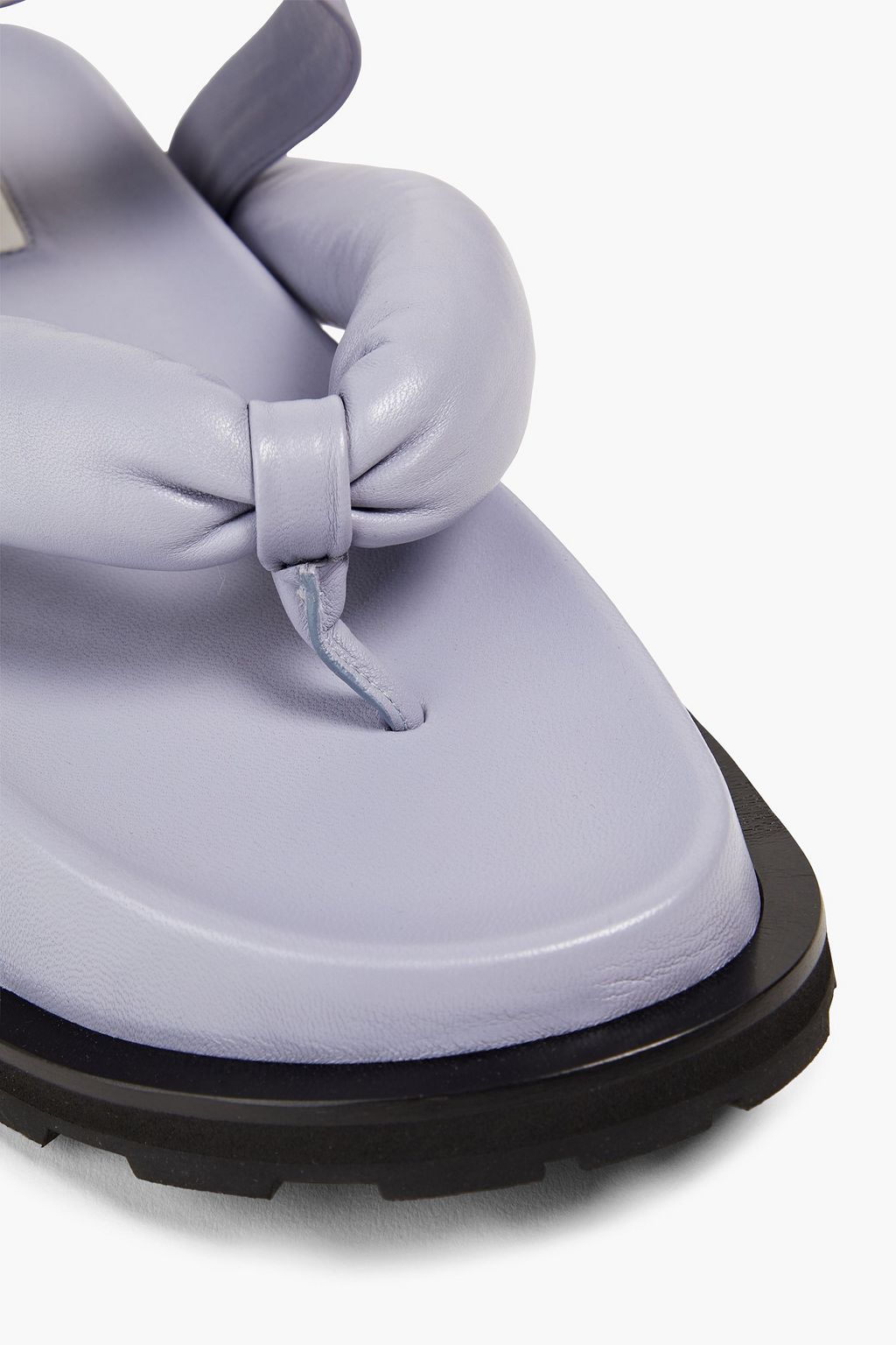 JIL SANDER Leather platform sandals | THE OUTNET