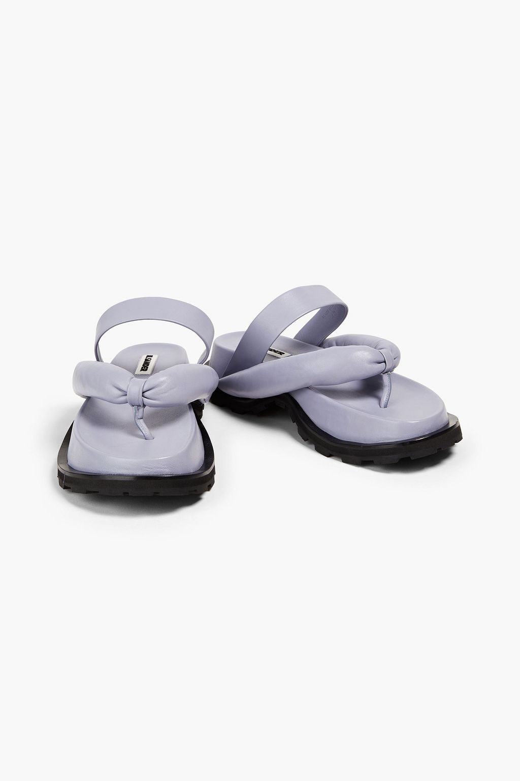 JIL SANDER Leather platform sandals | THE OUTNET