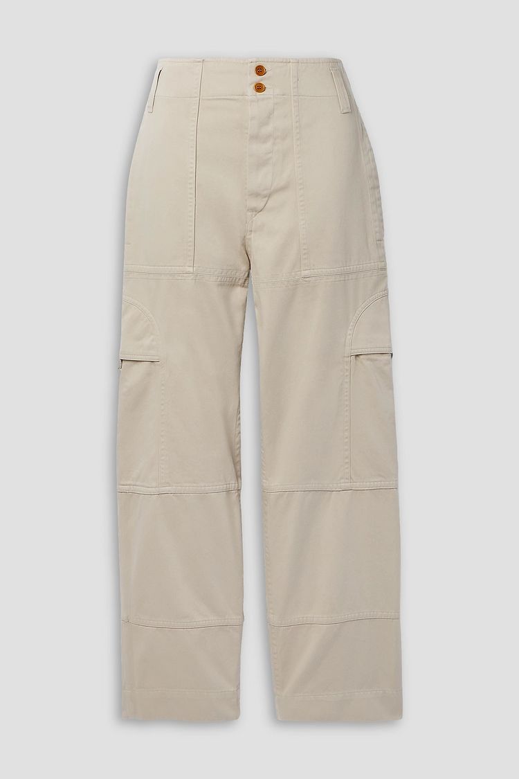 MARANT ÉTOILE Samson cotton-canvas straight-leg pants | THE OUTNET