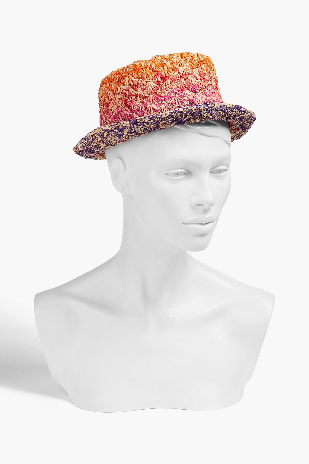 ISABEL MARANT Positano crocheted raffia bucket hat | THE OUTNET