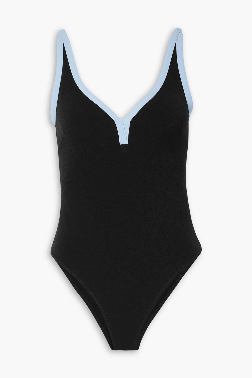 LISA MARIE FERNANDEZ Maria stretch-crepe swimsuit | THE OUTNET