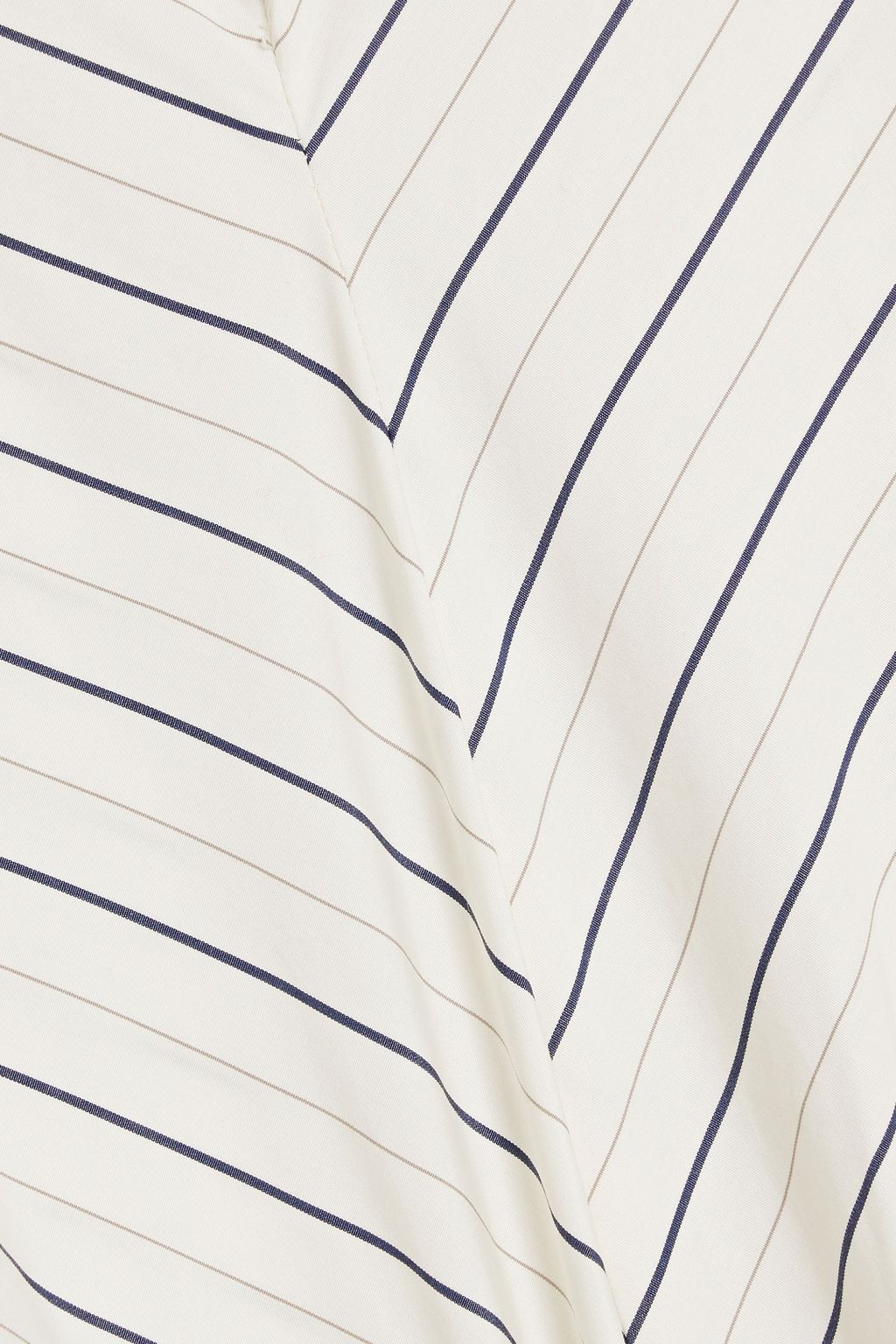 PALMER//HARDING Renew belted striped cotton-poplin midi dress | THE OUTNET