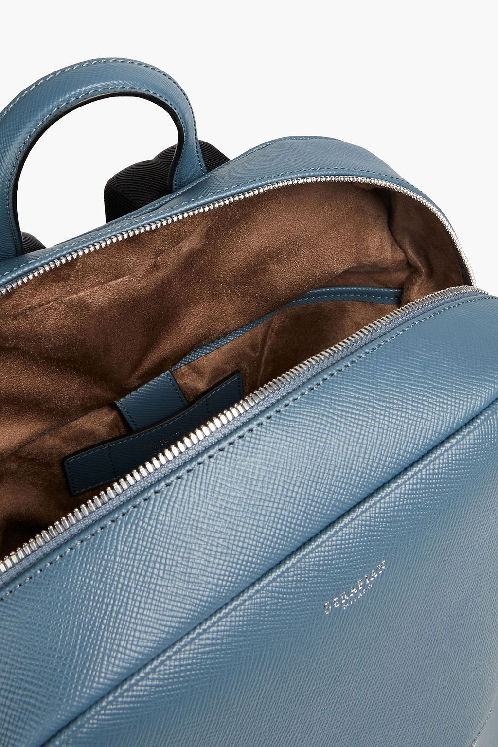 SERAPIAN Evolution pebbled-leather backpack | THE OUTNET