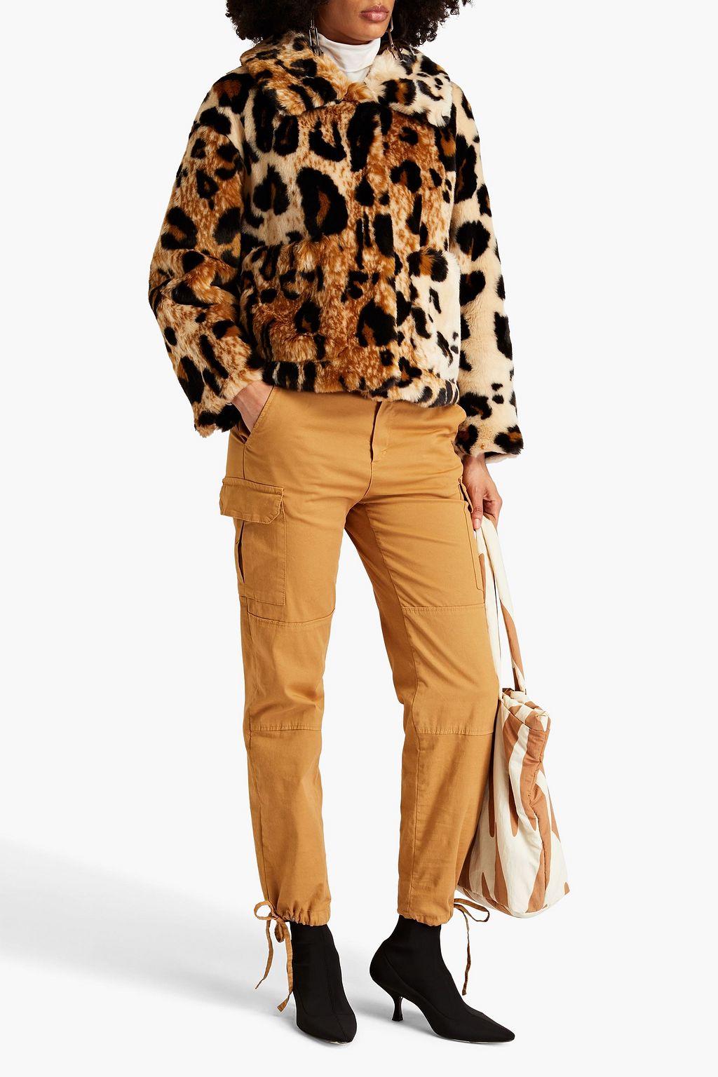 JAKKE. Traci leopard-print faux fur jacket | THE OUTNET