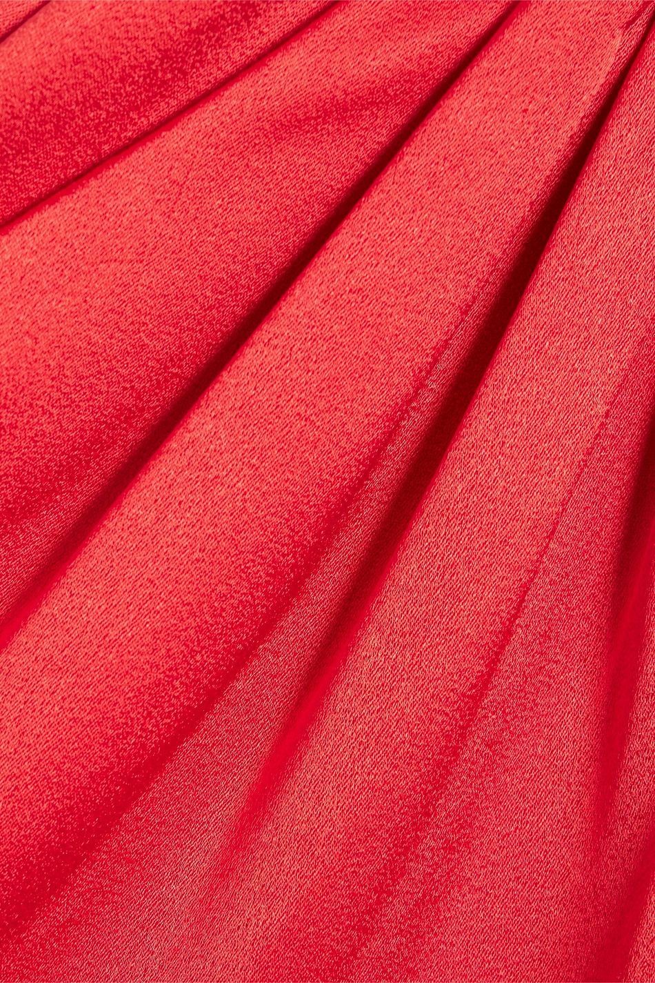 ALICE + OLIVIA Paulette one-shoulder satin-crepe gown | THE OUTNET