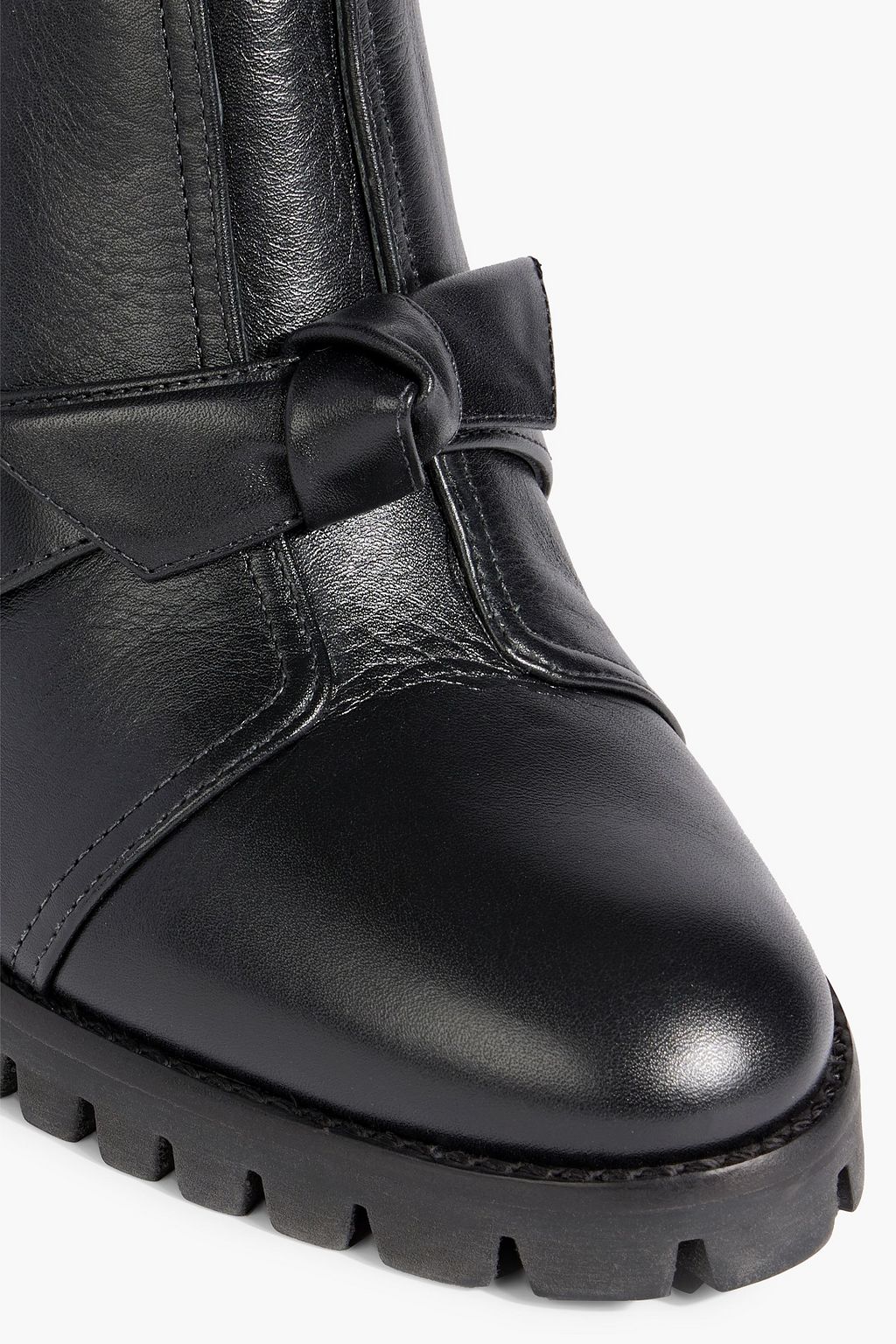 ALEXANDRE BIRMAN Lolita leather ankle boots | THE OUTNET